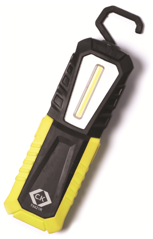 CK T9421R 240lm IP54 COB LED Rechargeable Inspection Torch with- Go Sparky