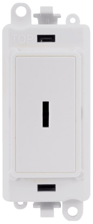 Click Scolmore GM2003PW Gridpro 20A 2 Way Key Switch Module, Po- Go Sparky