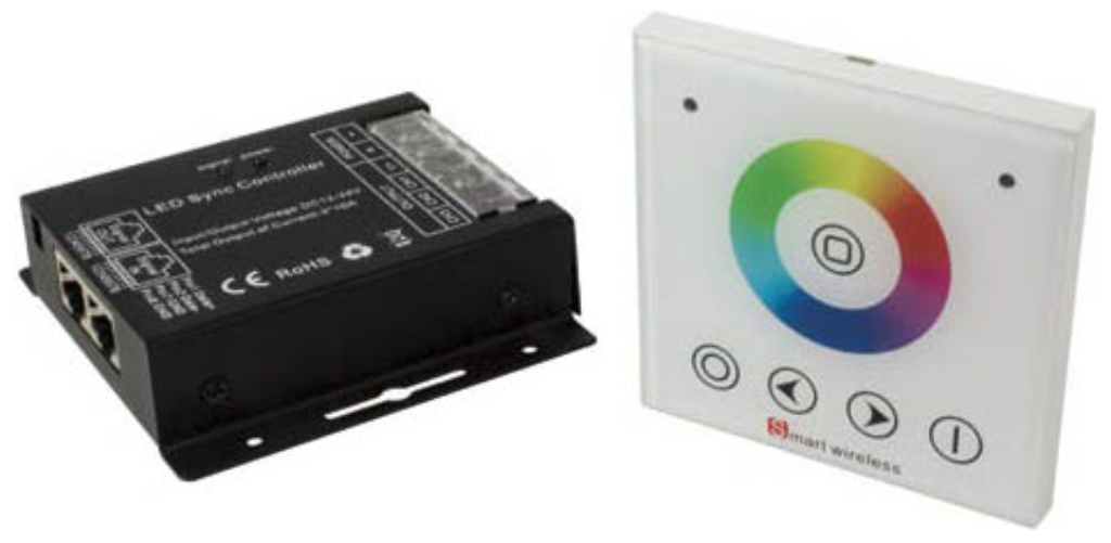 Robus RVARGB-WP Vegas 720W IP20 RGB Controller with Wall Mount - Go Sparky