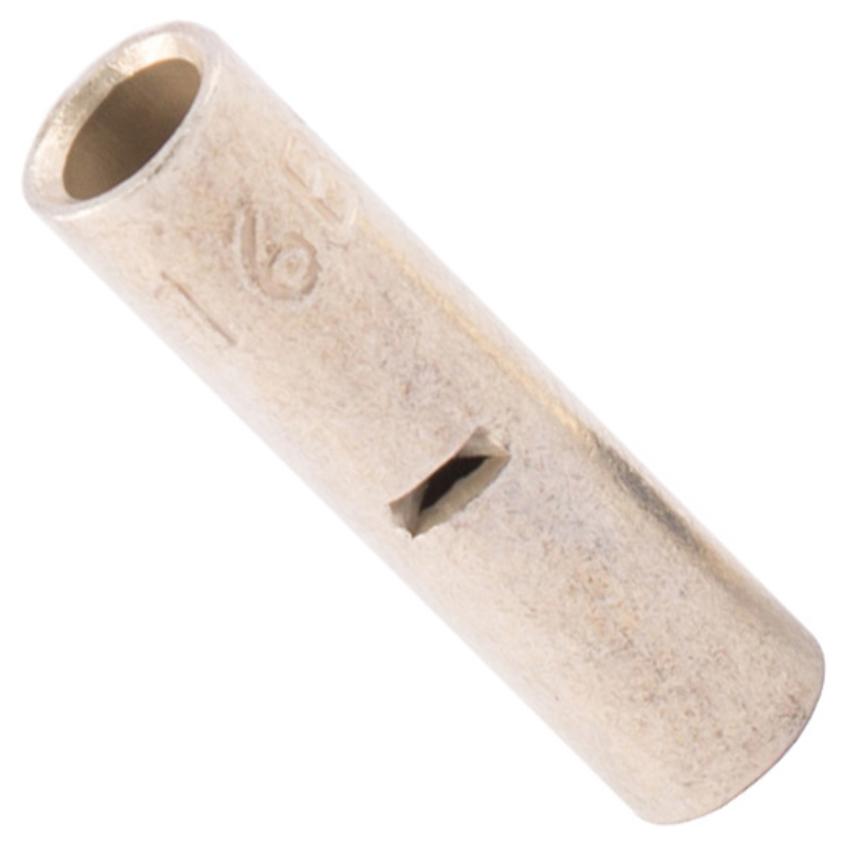 SWA 16BS | 16mm Copper Tube Butt Splice Crimp Connector - Go Sparky
