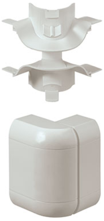 MK VP192WHI Prestige 3D External Corner for Skirting & Trunking- Go Sparky