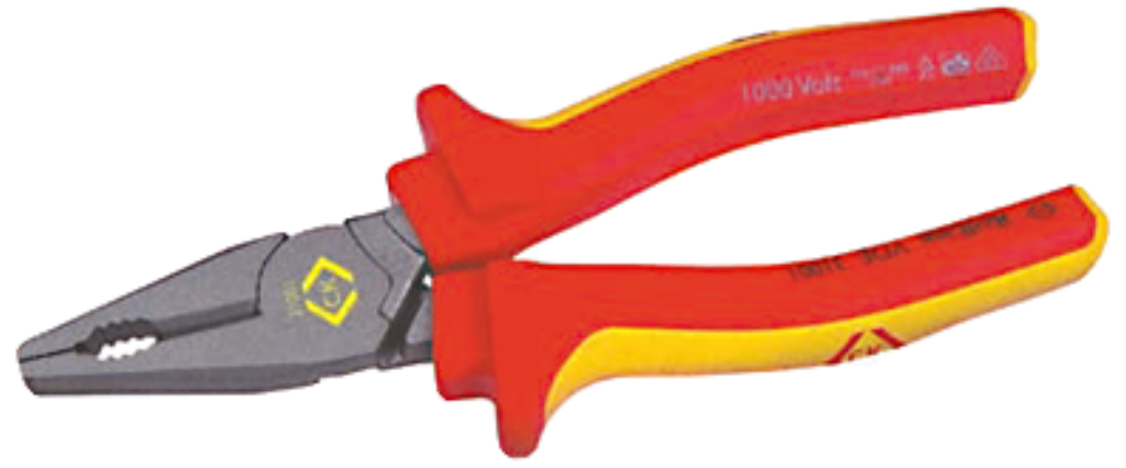 CK 431002 185mm VDE Approved Fully Insulated Combination Pliers - Go Sparky