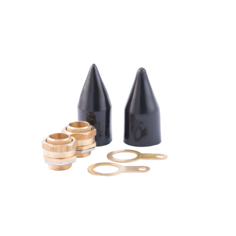 SWA BW25PACK-ALT 25mm Indoor Brass Cable Gland Pack with 2x Gla- Go Sparky