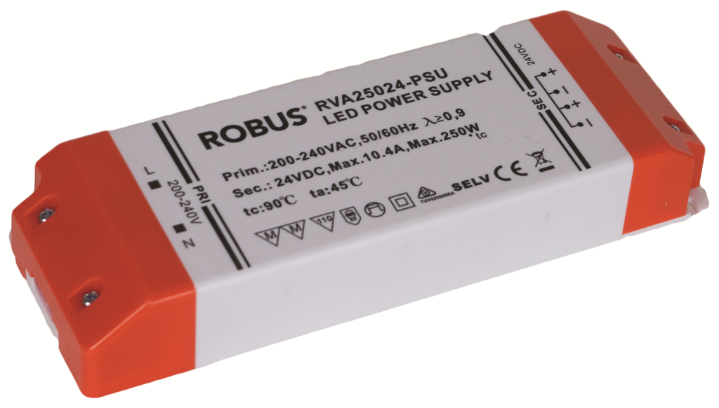Robus RVA25024-PSU Vegas 250W 24V IP20 Constant Voltage Non Dim- Go Sparky