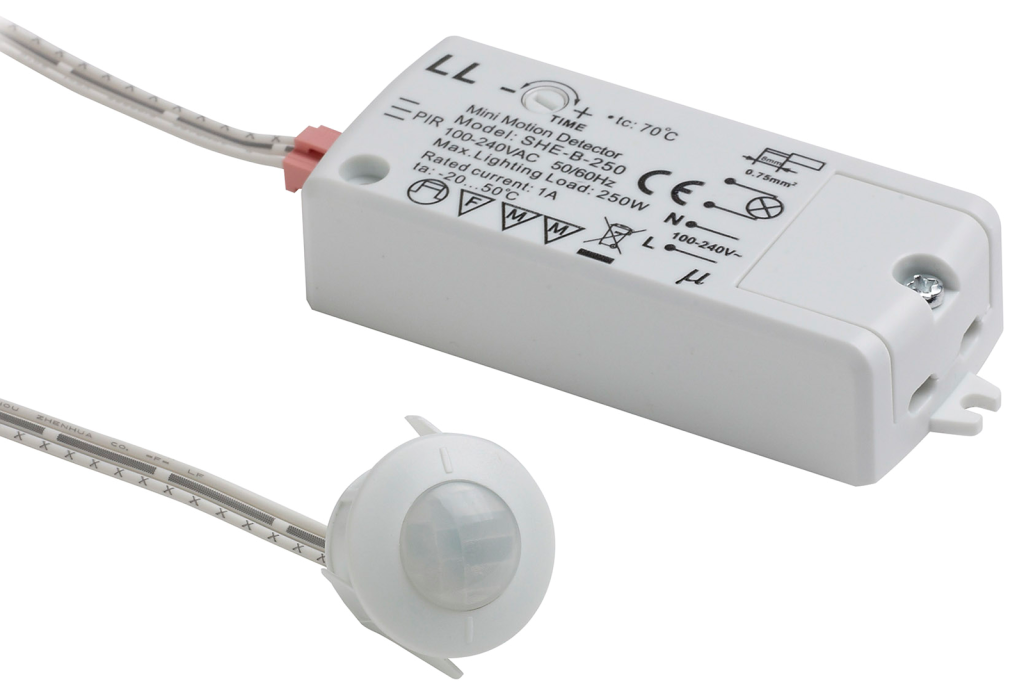 ELD PIRSENSOR 250W Occupancy Presence Detector PIR Sensor Flush- Go Sparky