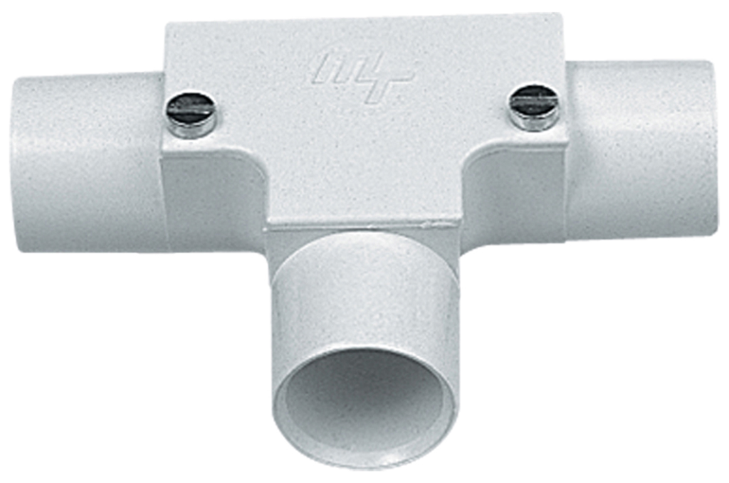 Marshall Tufflex MIT2WH 20mm PVC Round Conduit Inspection Tee, - Go Sparky