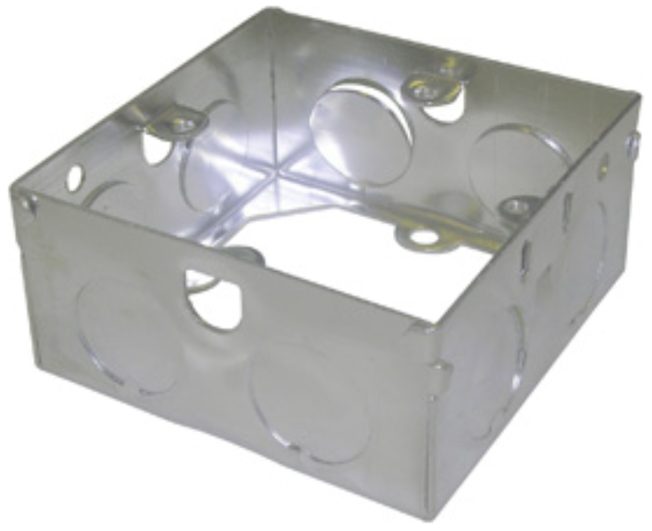 Green Brook 135EB | 35mm 1 Gang Extension Metal Back Box - Go Sparky